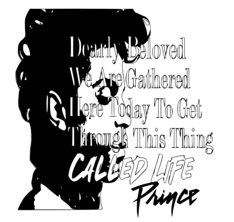 Prince "dearly Beloved" Quote SVG PNG | Music, Composer, Artist, Icon ...