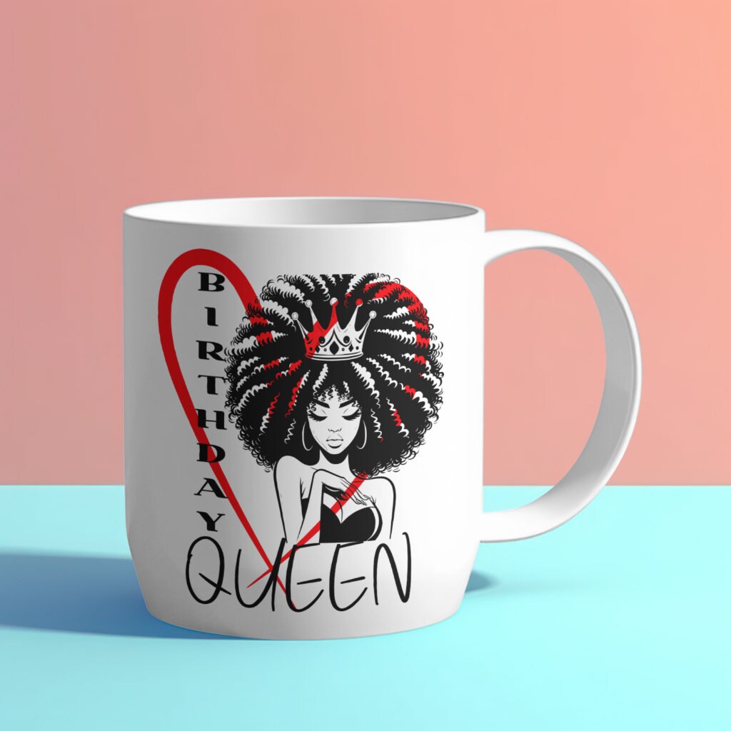 Beautiful BIRTHDAY QUEEN Design SVG Digital Download | Celebration ...