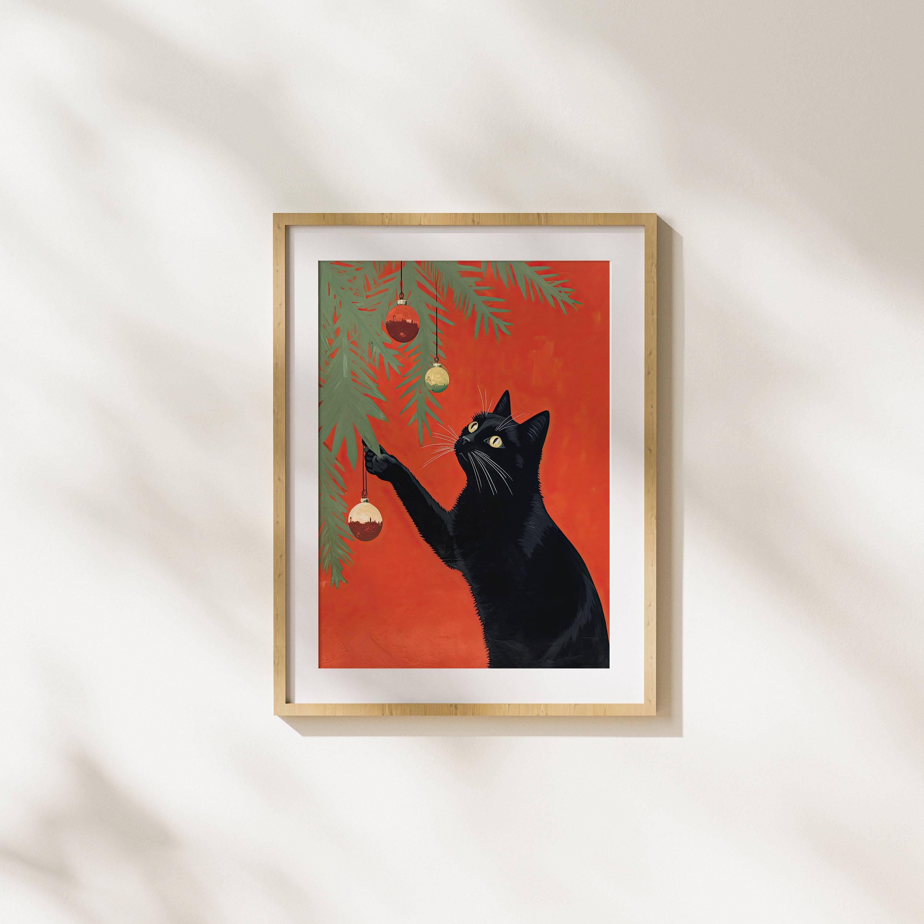 Christmas Cat, Christmas Tree, Holiday, Festive Season, New Year, Love ...