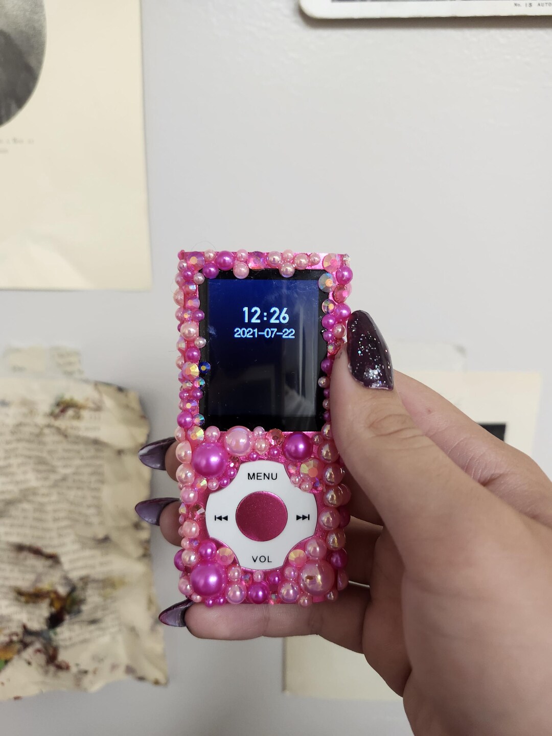 Y2K HANDBEDAZZELED MP3 PLAYER - Etsy