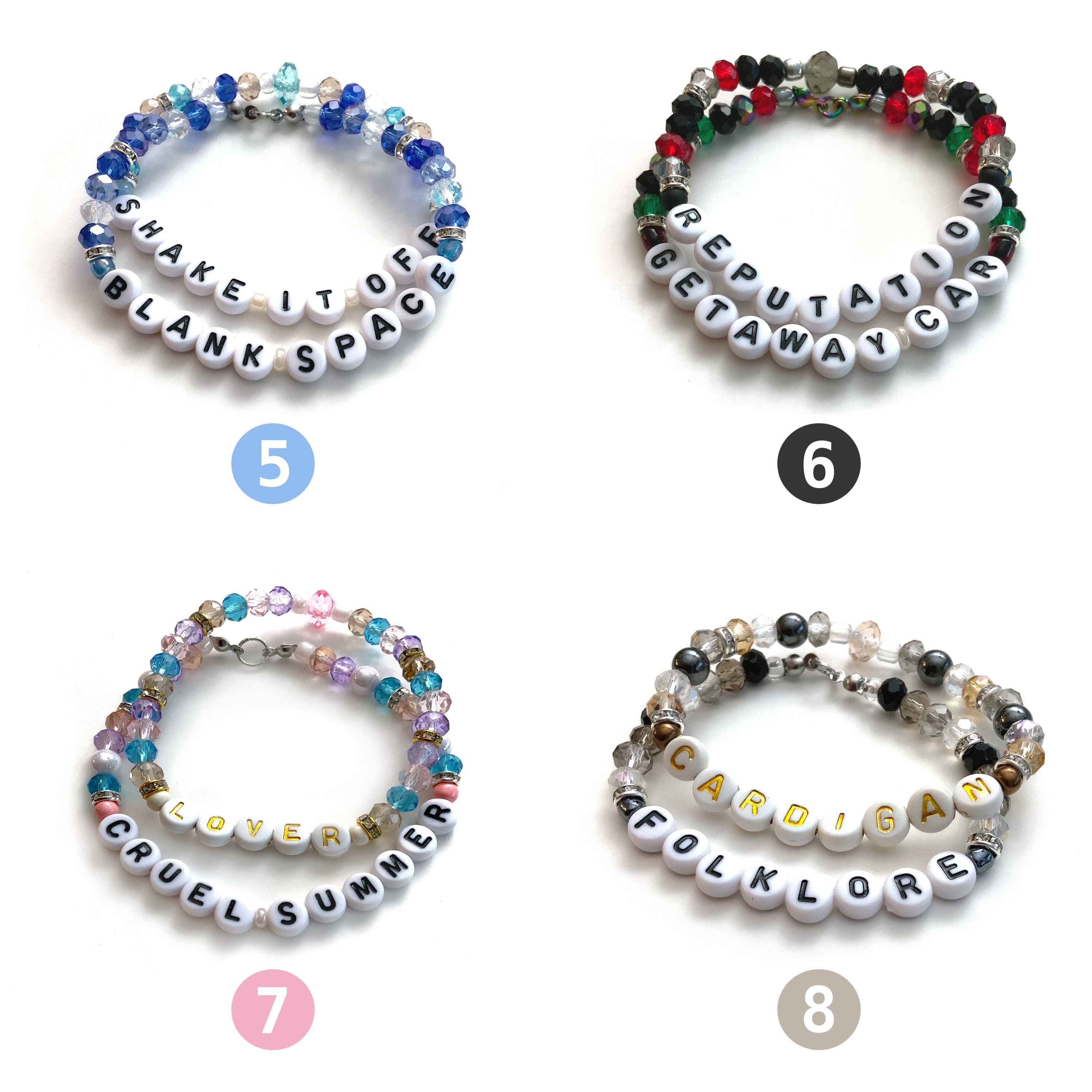 ERAS BRACELET Set of 2, 10, 20 Friendship Bracelets - Etsy