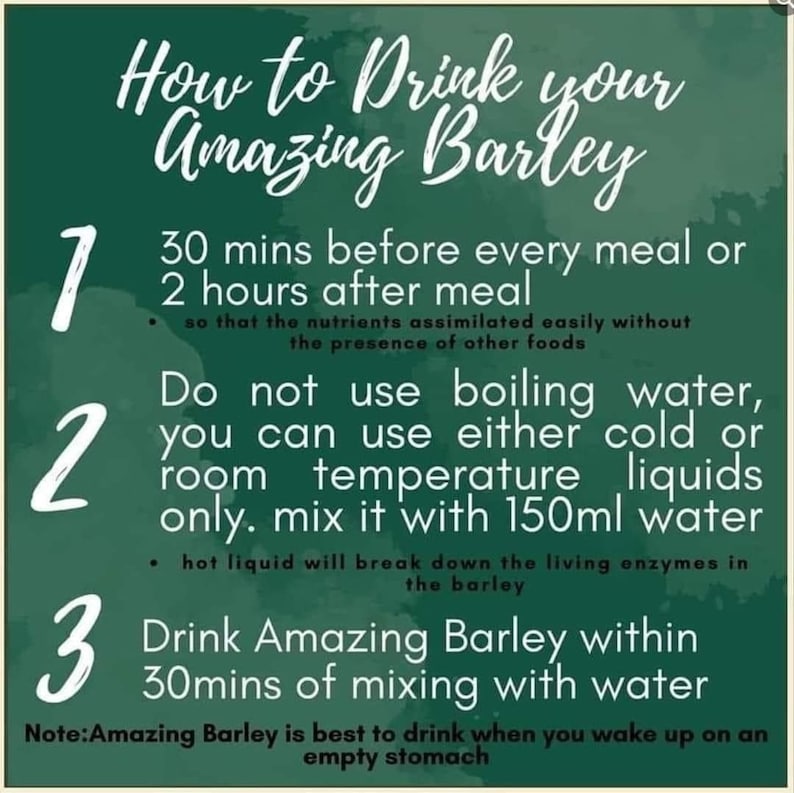 IAM Barley Powder 2 SEALED Boxes (20sachets) New Updated Packaging - Etsy