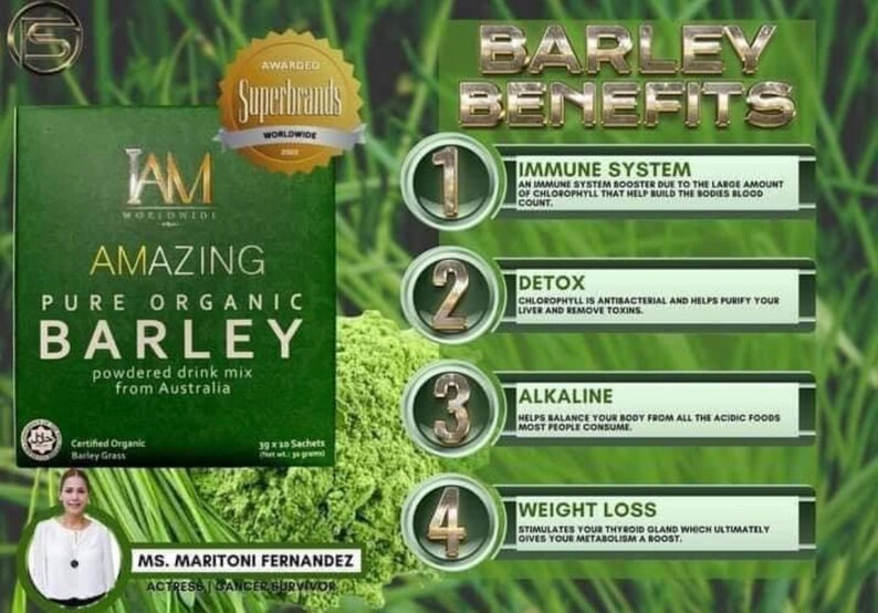 IAM Barley Powder 2 SEALED Boxes (20sachets) New Updated Packaging - Etsy