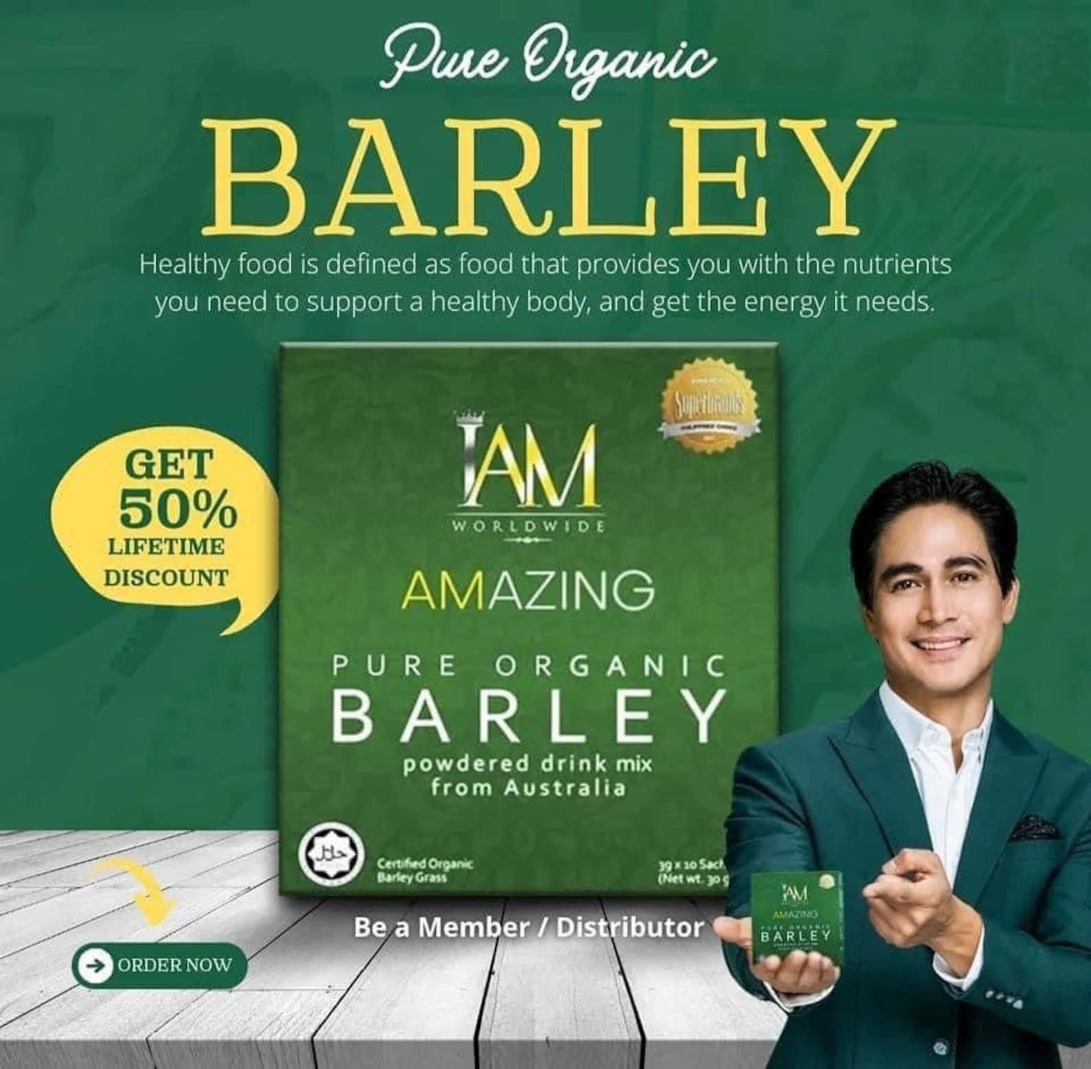 IAM Barley Powder 2 SEALED Boxes (20sachets) New Updated Packaging - Etsy