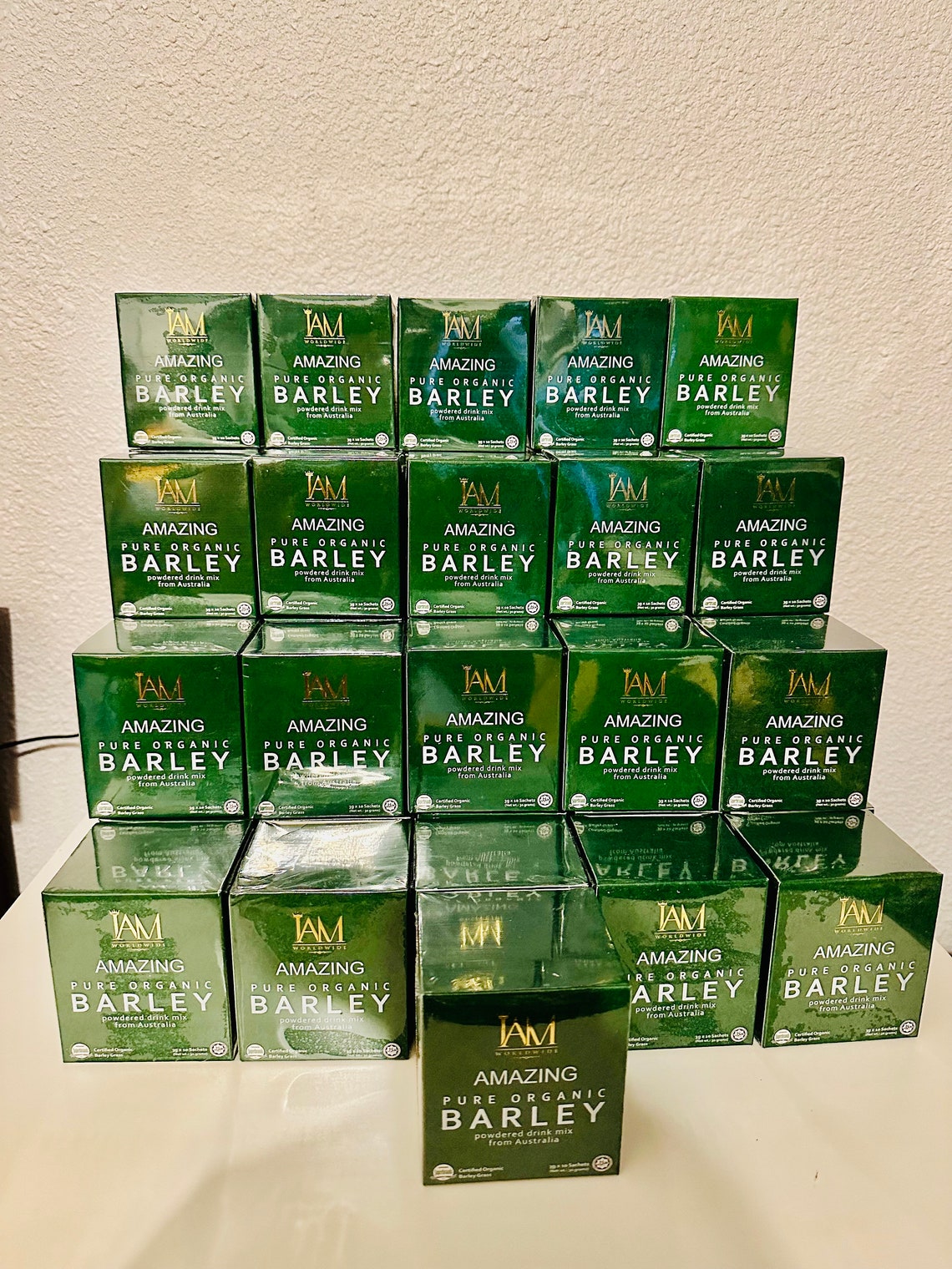 IAM Barley Powder 1 SEALED Box(10 Sachets) New Updated Packaging - Etsy