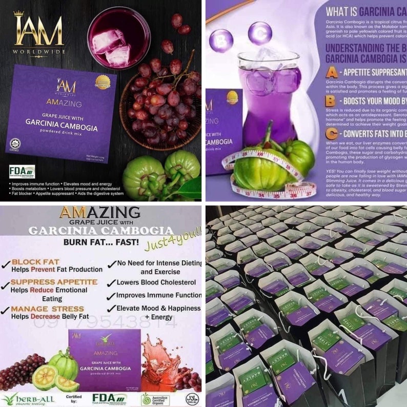 IAM Amazing Juice Purple Box 2boxesnew PACKAGING - Etsy New Zealand