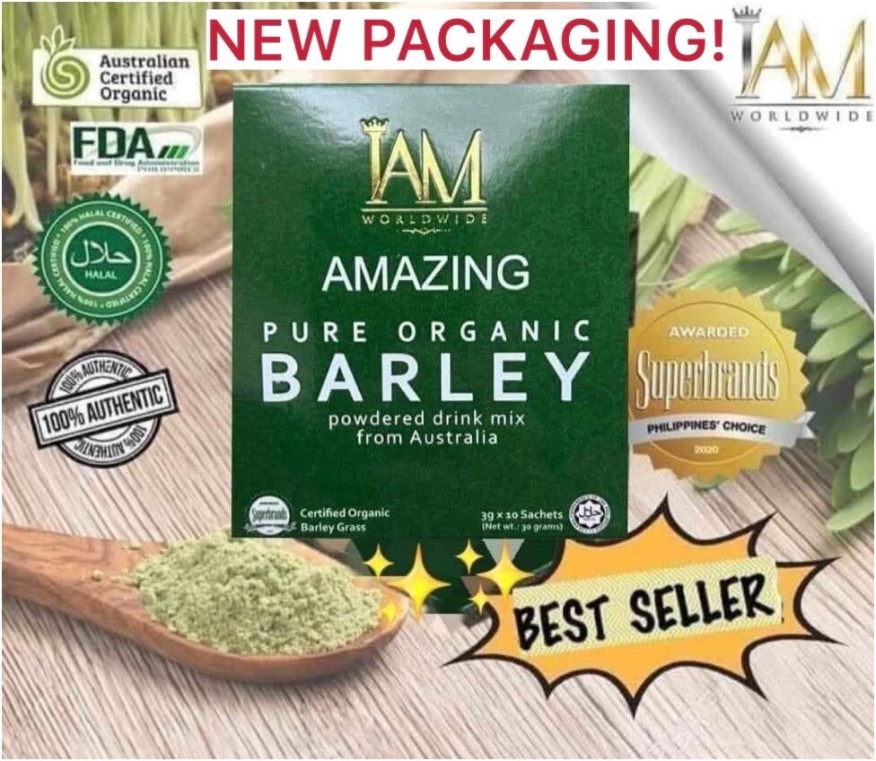 IAM Barley Powder 2 SEALED Boxes (20sachets) New Updated Packaging - Etsy