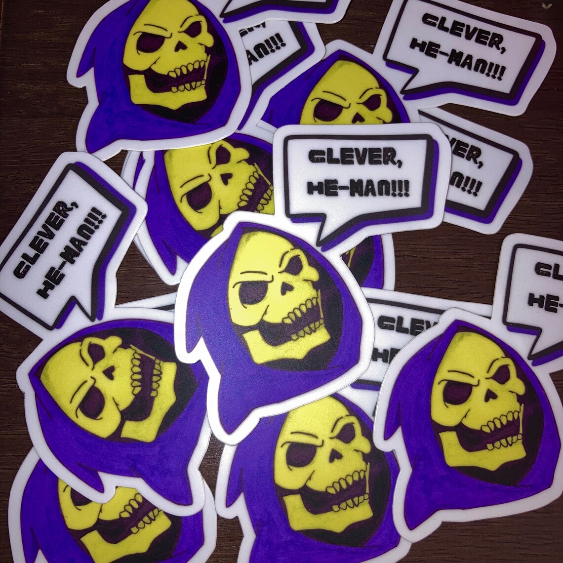 Skeletor Clever He-man! Stickers - Etsy