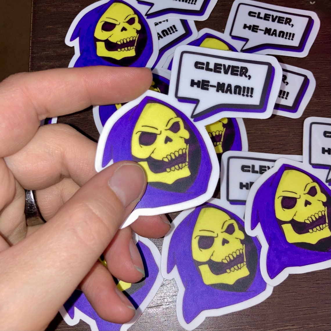Skeletor Clever He-man! Stickers - Etsy