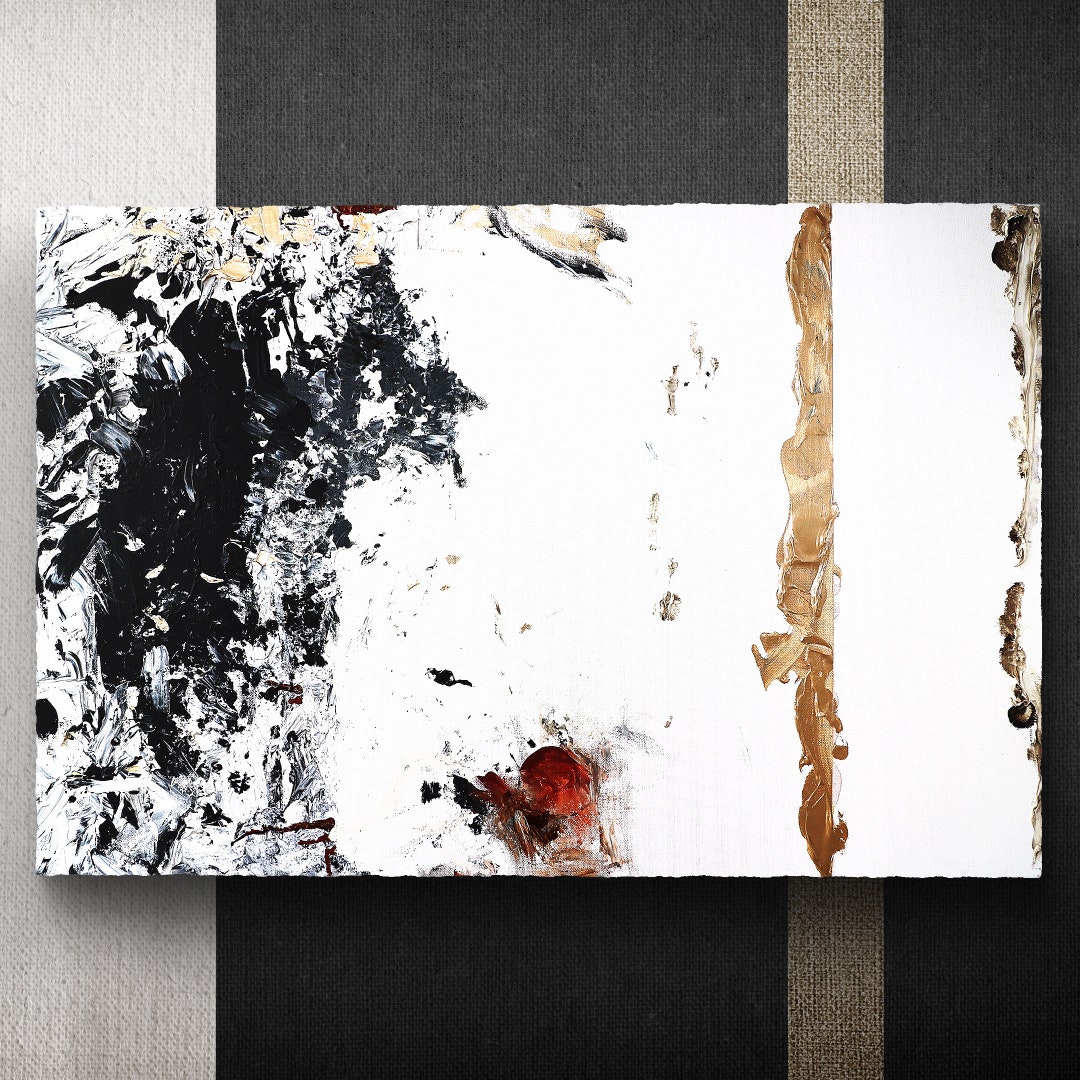 Curiosity Rover - One-of-a-kind Original Abstract Painting on Stretched ...