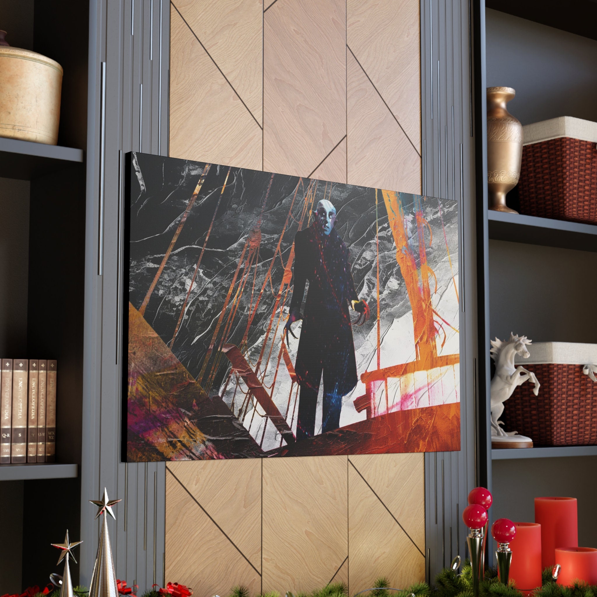 Nosferatu Abstract Halloween Vampire Max Shrek Classic Movie - Etsy