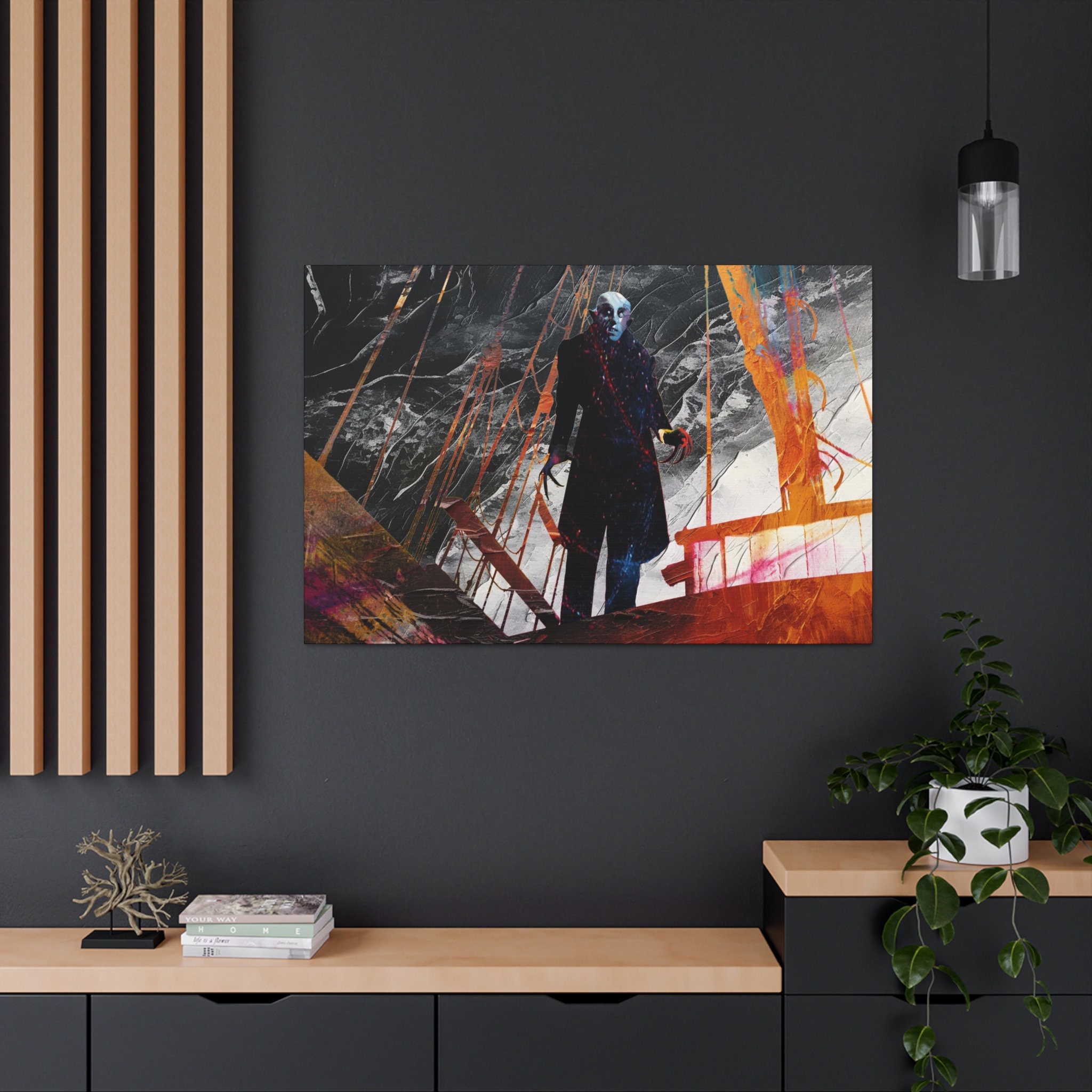 Nosferatu Abstract Halloween Vampire Max Shrek Classic Movie - Etsy