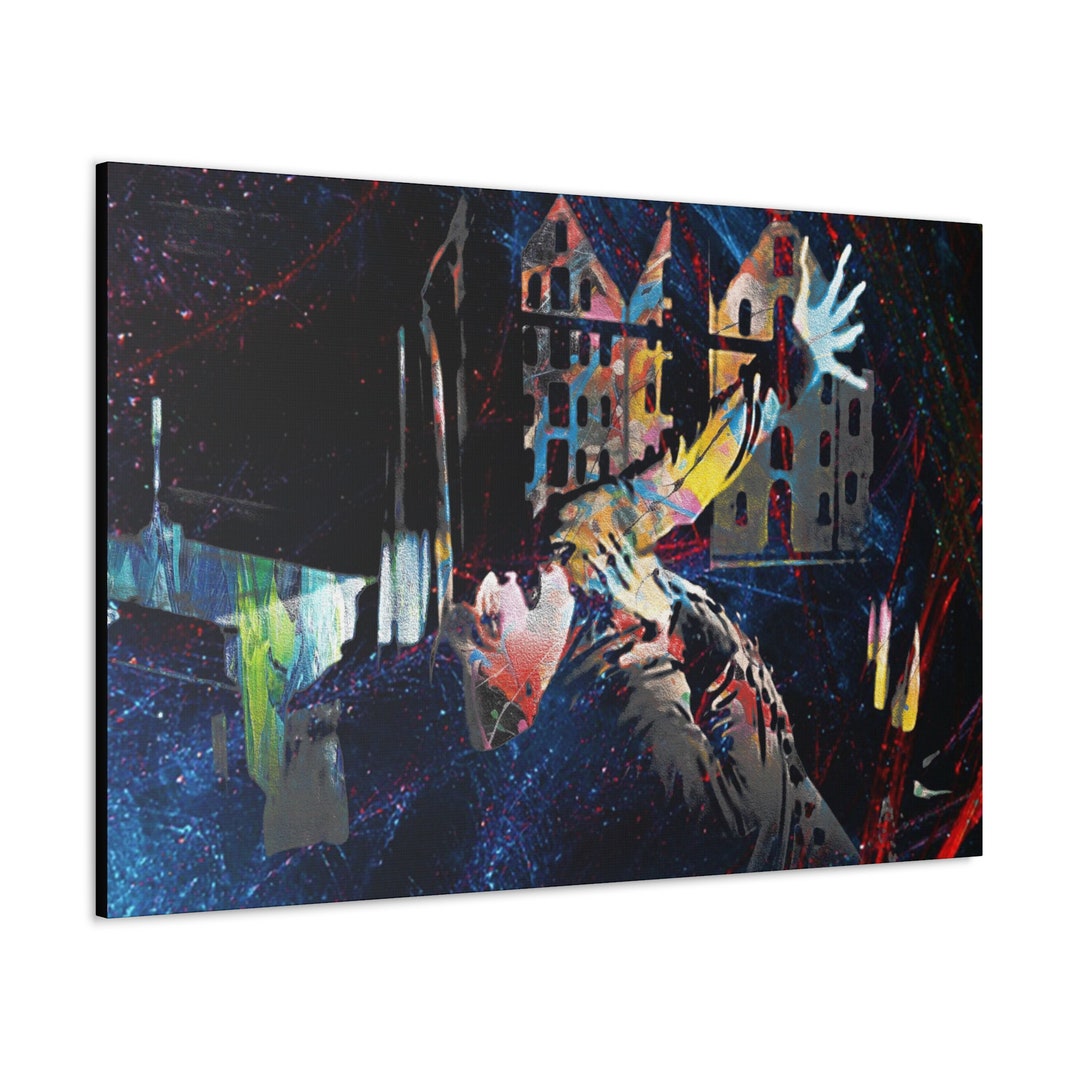 Nosferatu Abstract Halloween Vampire Max Shrek Classic Movie Oil ...