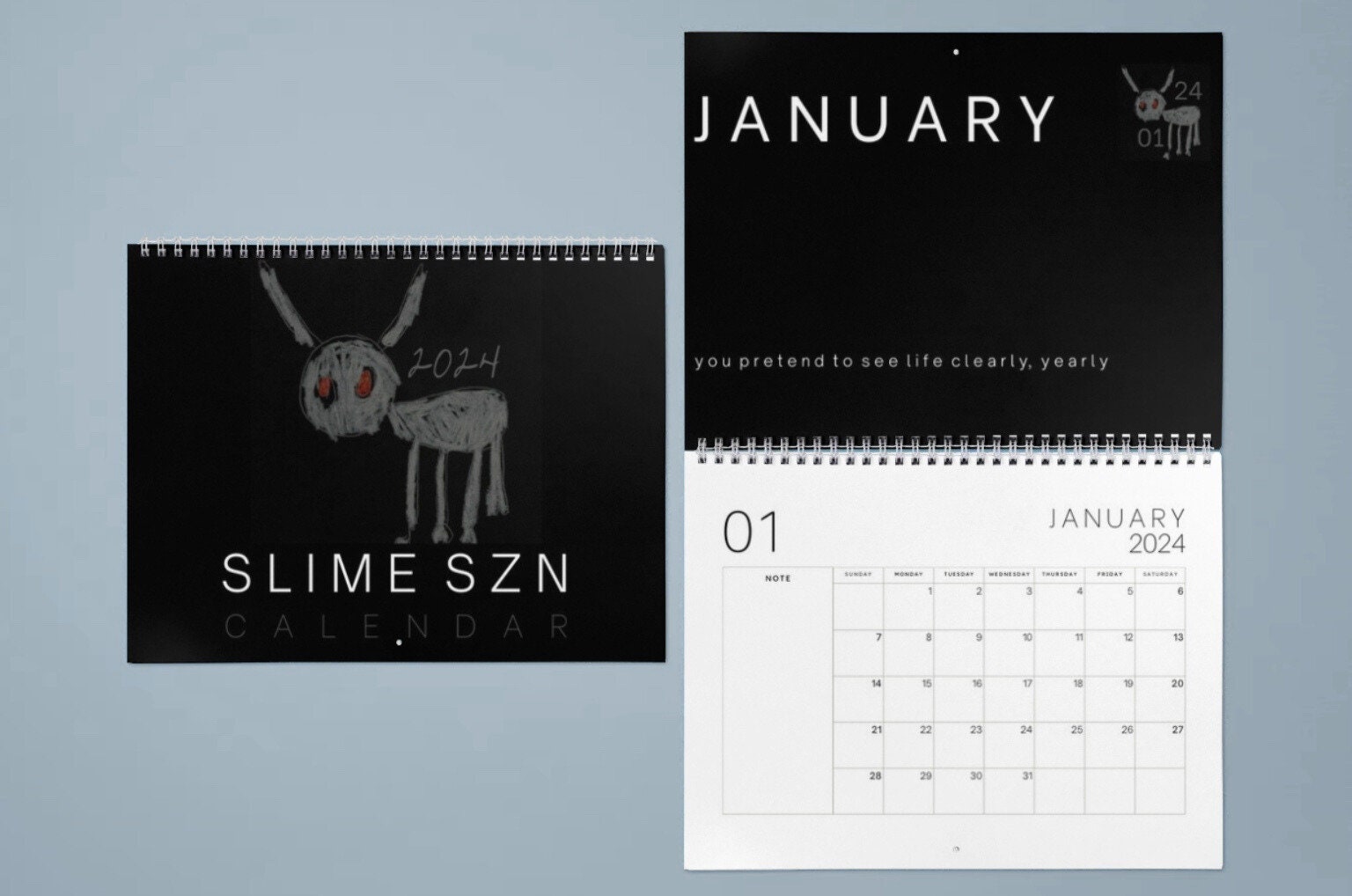 2024 Drake Slime You Out Wall Calendar sold by Able Julienne | SKU ...