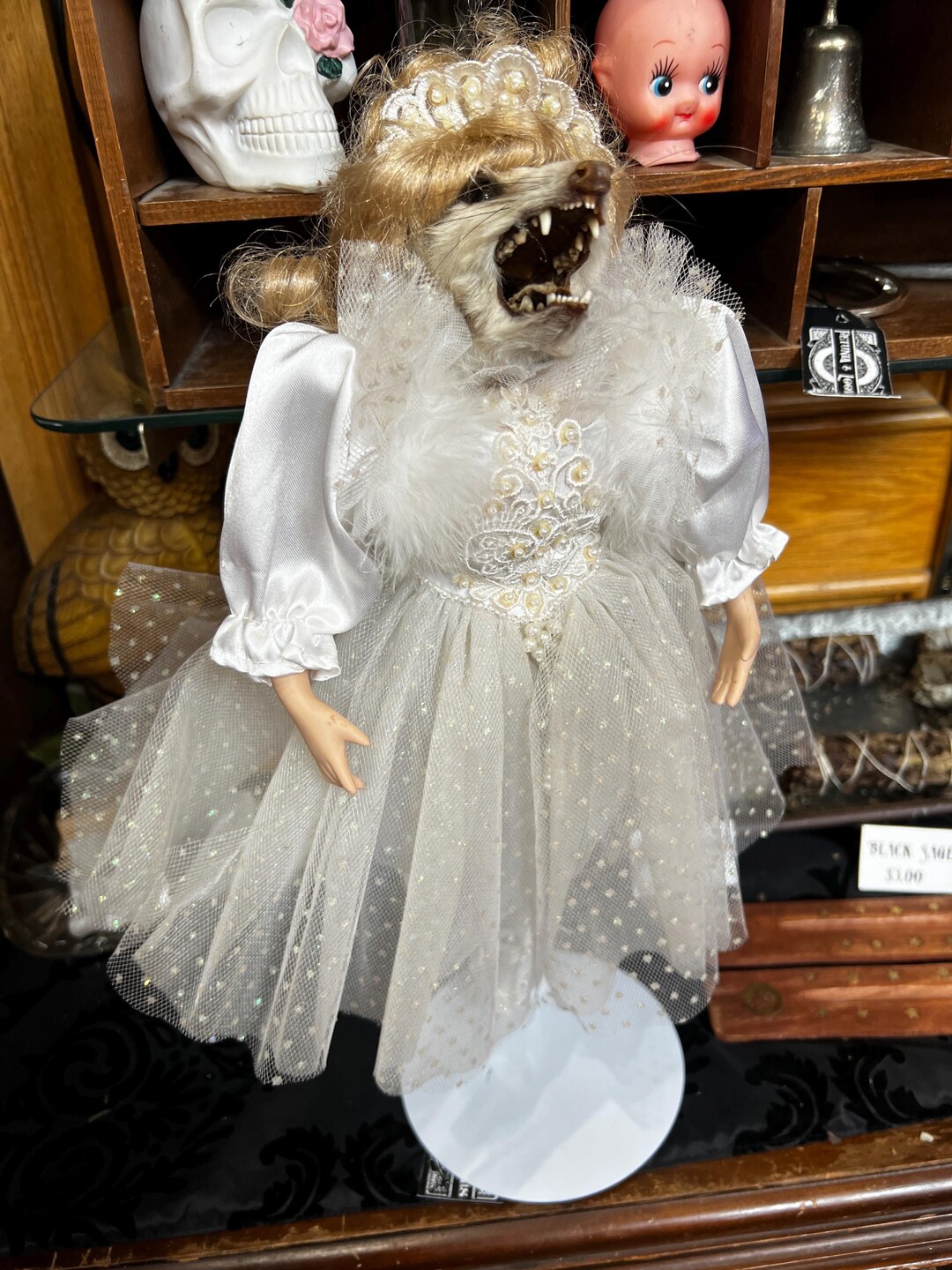 Taxidermy Possum Head Ballerina Doll - Etsy