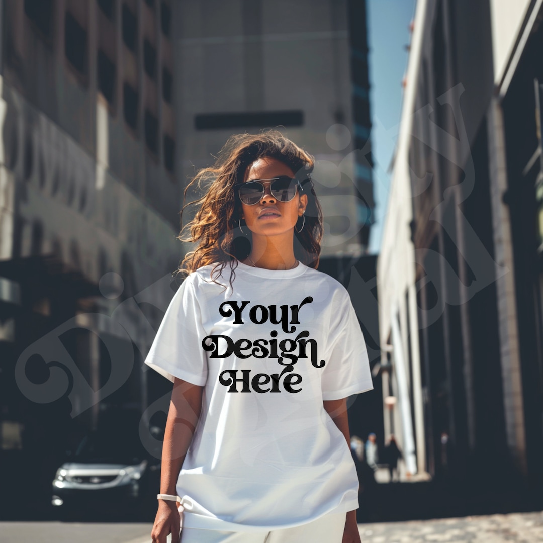 Black Model White Comfort Colors CC17 Plus Size Black Model CC1717 ...