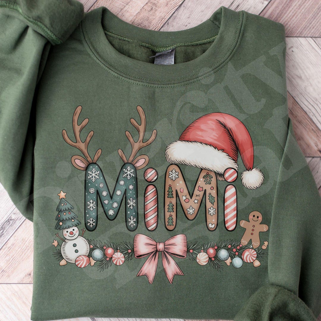 Mimi Christmas PNG Digital Download Instant Download Design - Etsy