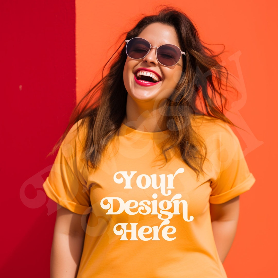 Plus Size Mockup, Gildan 5000 Mockup, Gildan 5000 Mockups, Outdoors ...