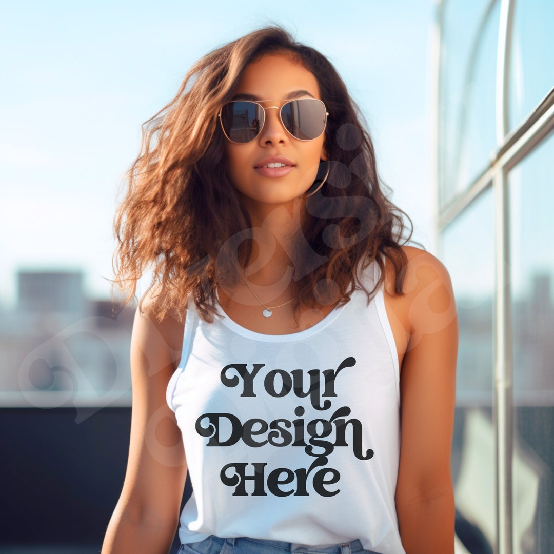 Next Level Mockup Next Level 1533 Mockup Next Level Tank Mockup White ...