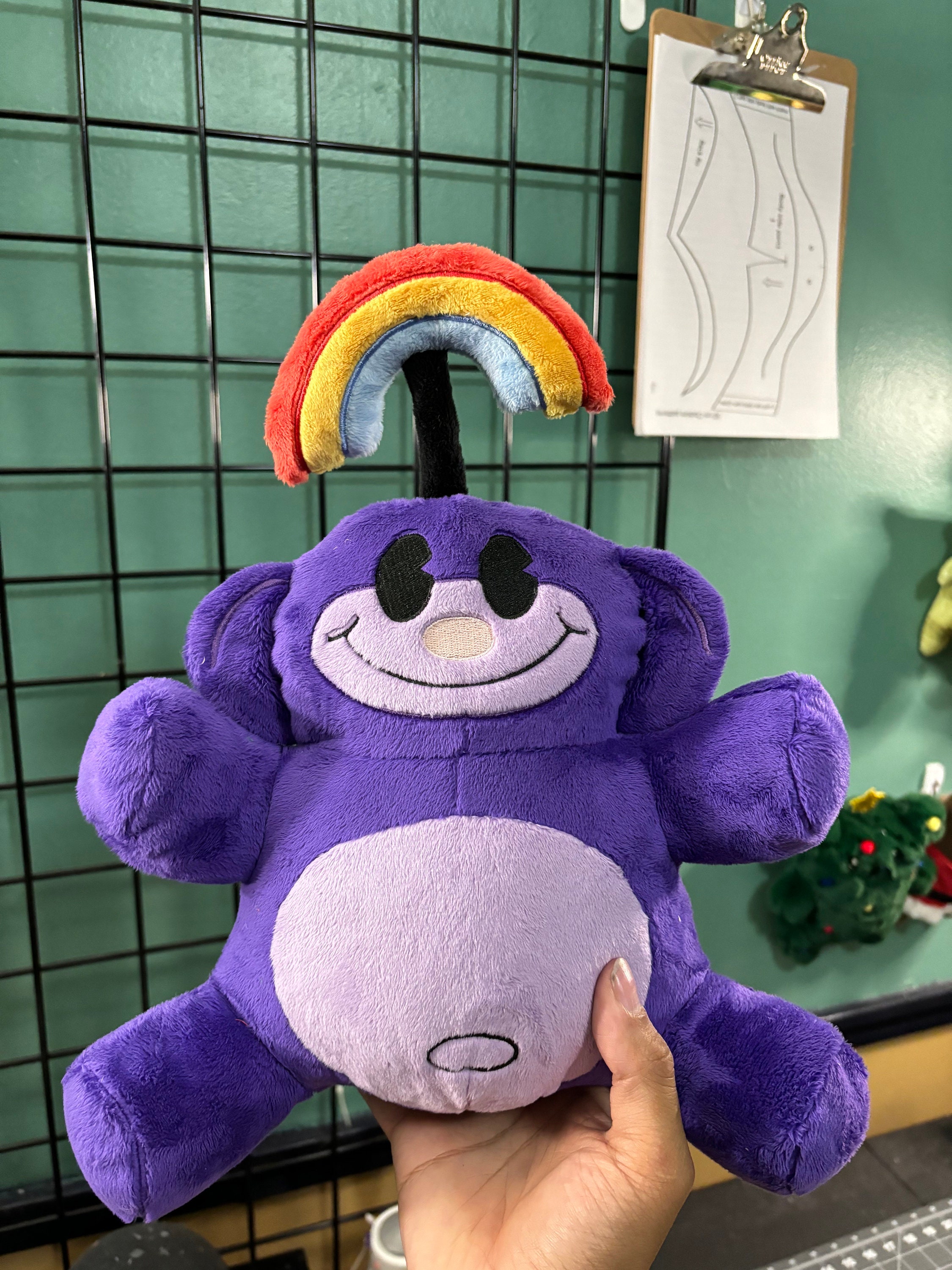 Rainbow Monkey Plush (made to Order) - Etsy