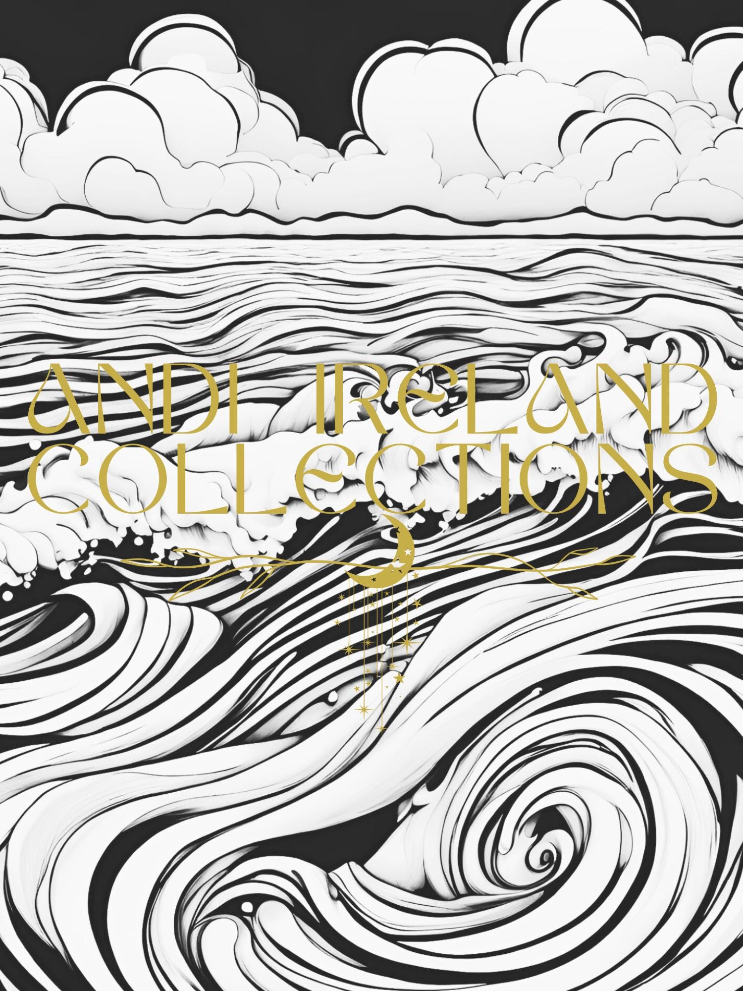 20 Ocean Waves Coloring Pages | Ocean Theme Coloring Prints | Printable ...