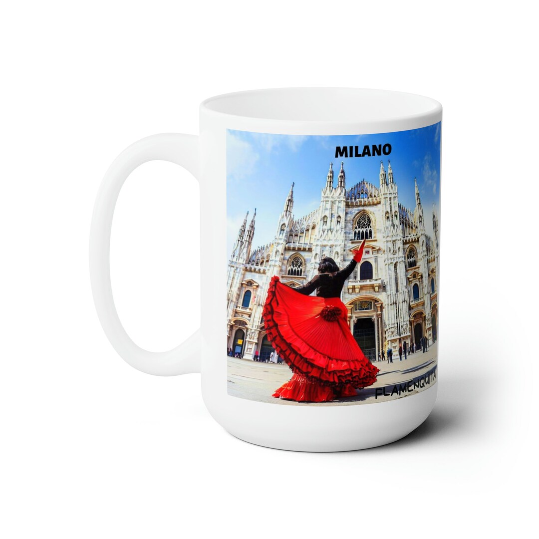 Ceramic Mug 15oz Souvenir Cup Souvenir Milan Flemish - Etsy