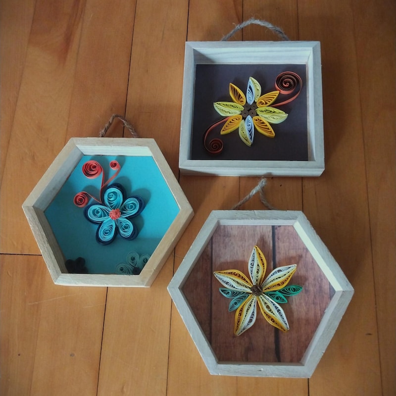 Quilled Flowers Frames - Etsy