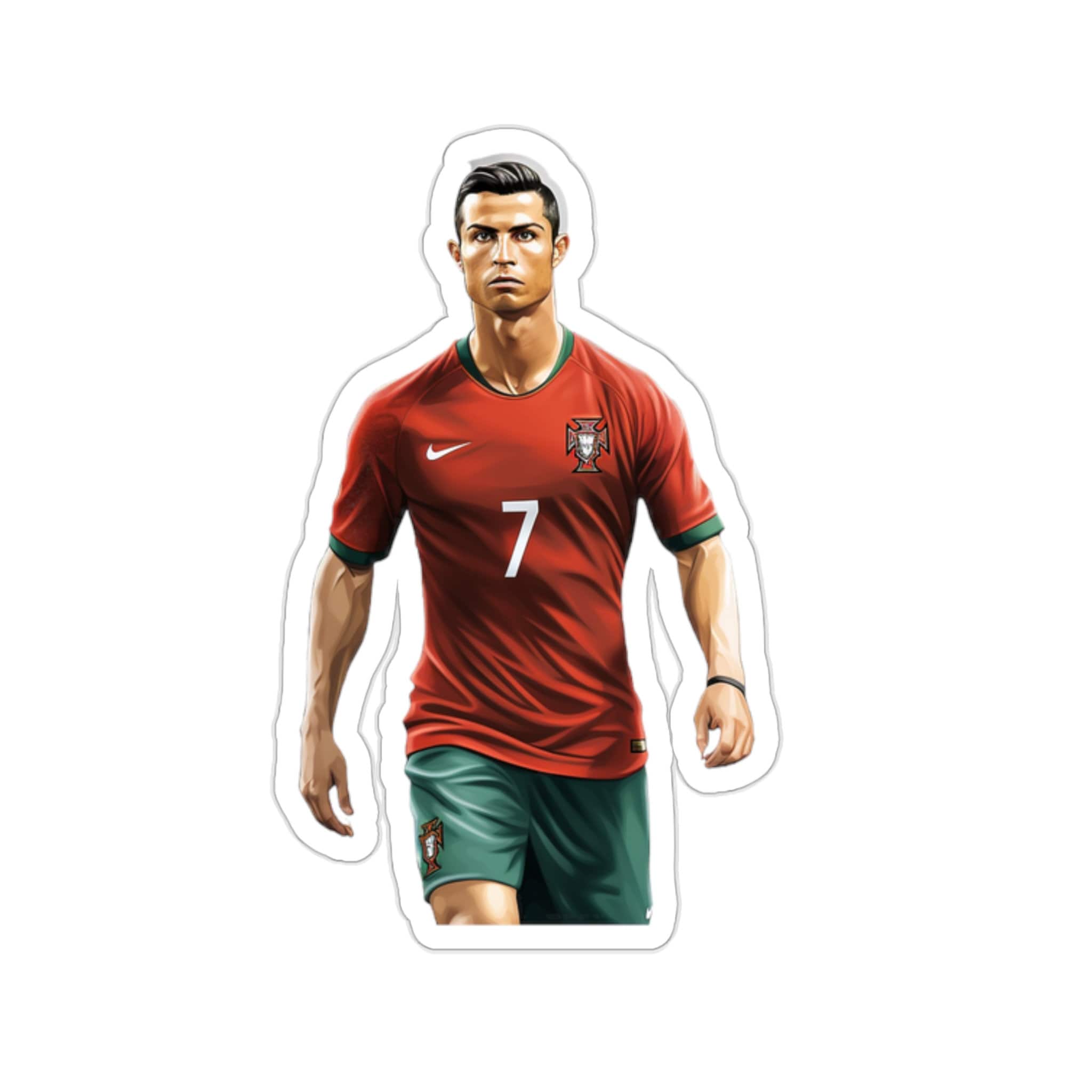Cristiano Ronaldo CR7 GOAT Edition Kiss-cut Stickers - Etsy
