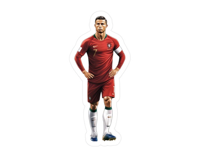 Cristiano Ronaldo Sticker Pack Waterproof, Durable, Soccer, Portugal ...