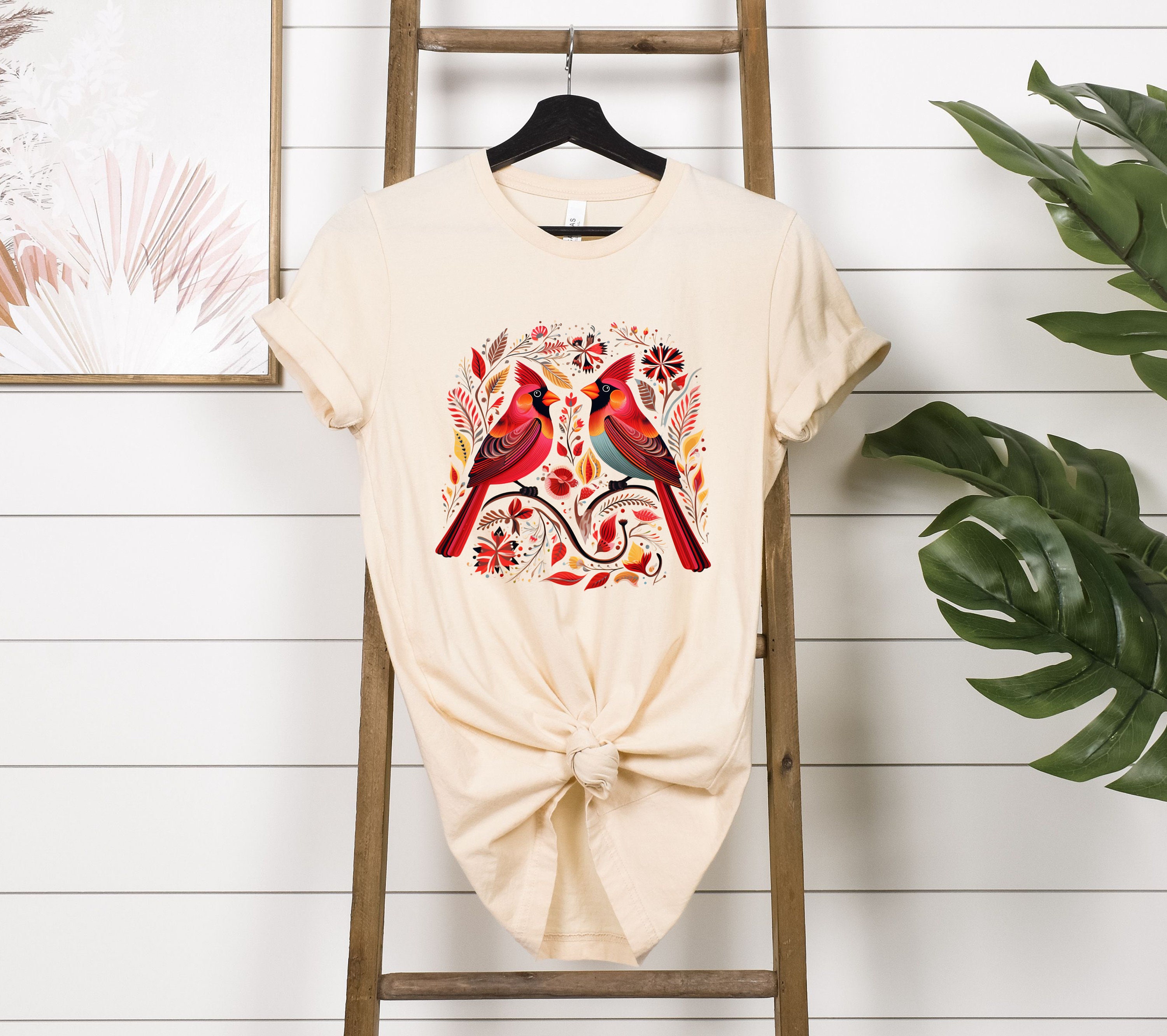 Cardinal Bird Shirt, Red Cardinal Shirt, Cardinal T-shirt, Bird Lover ...