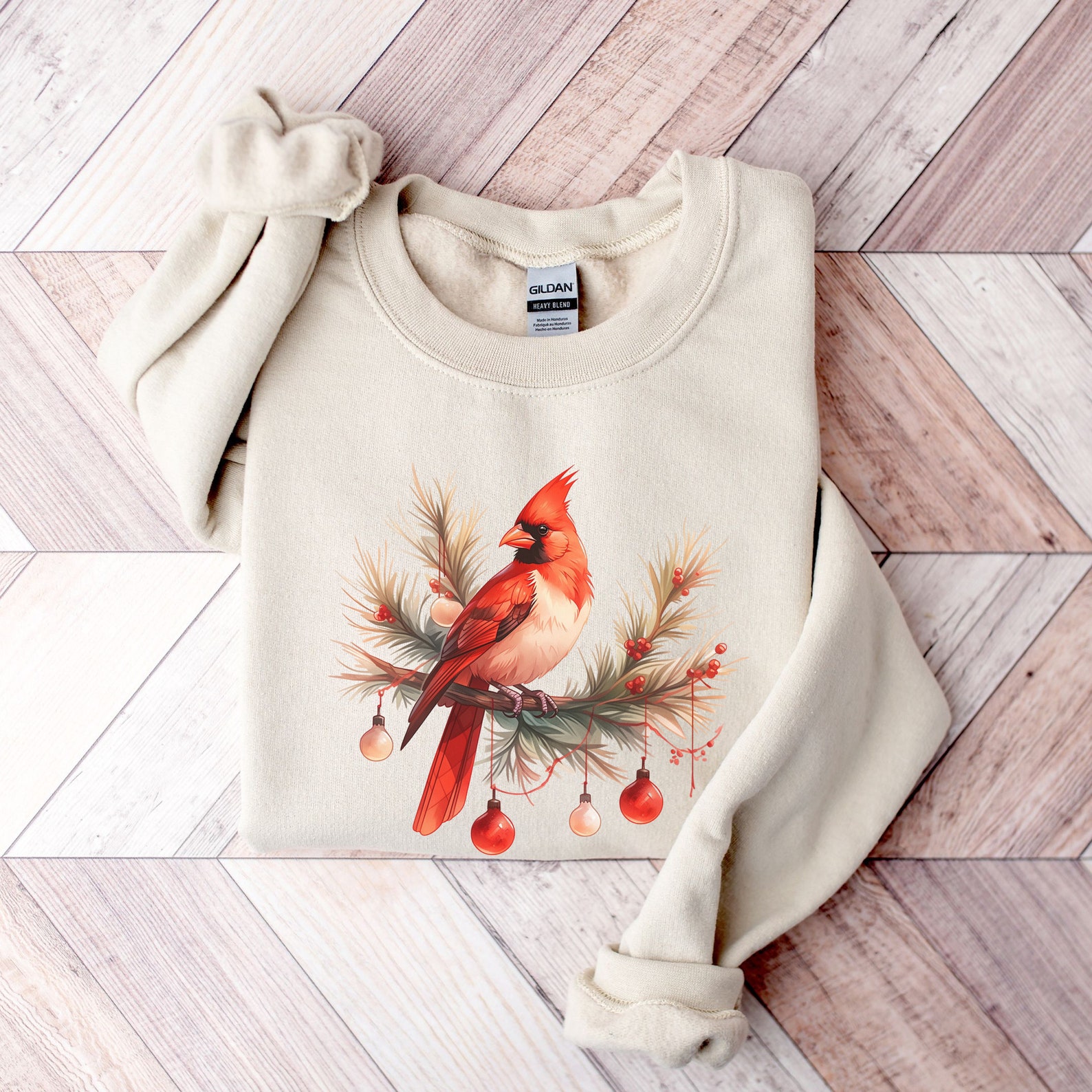 Winter Cardinal Sweatshirt, Bird Sweatshirt, Cardinal Bird Crewneck ...