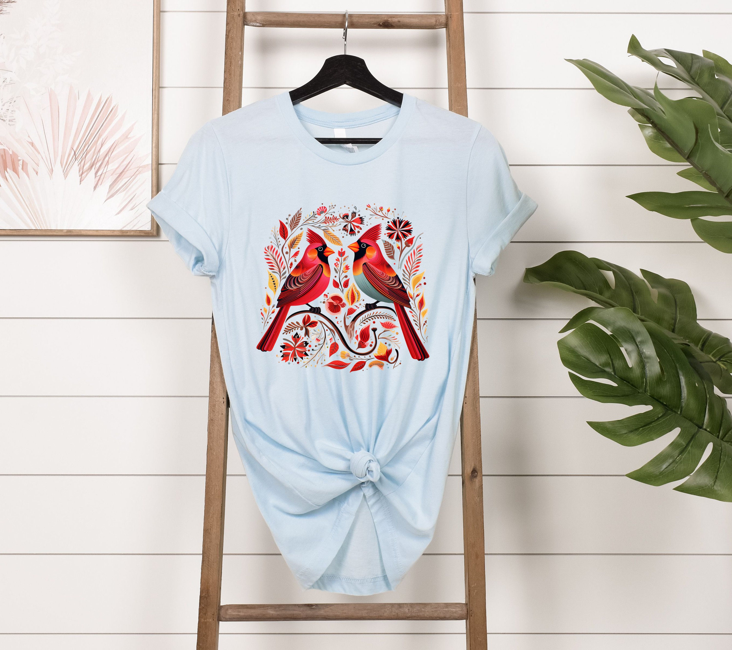 Cardinal Bird Shirt, Red Cardinal Shirt, Cardinal T-shirt, Bird Lover ...