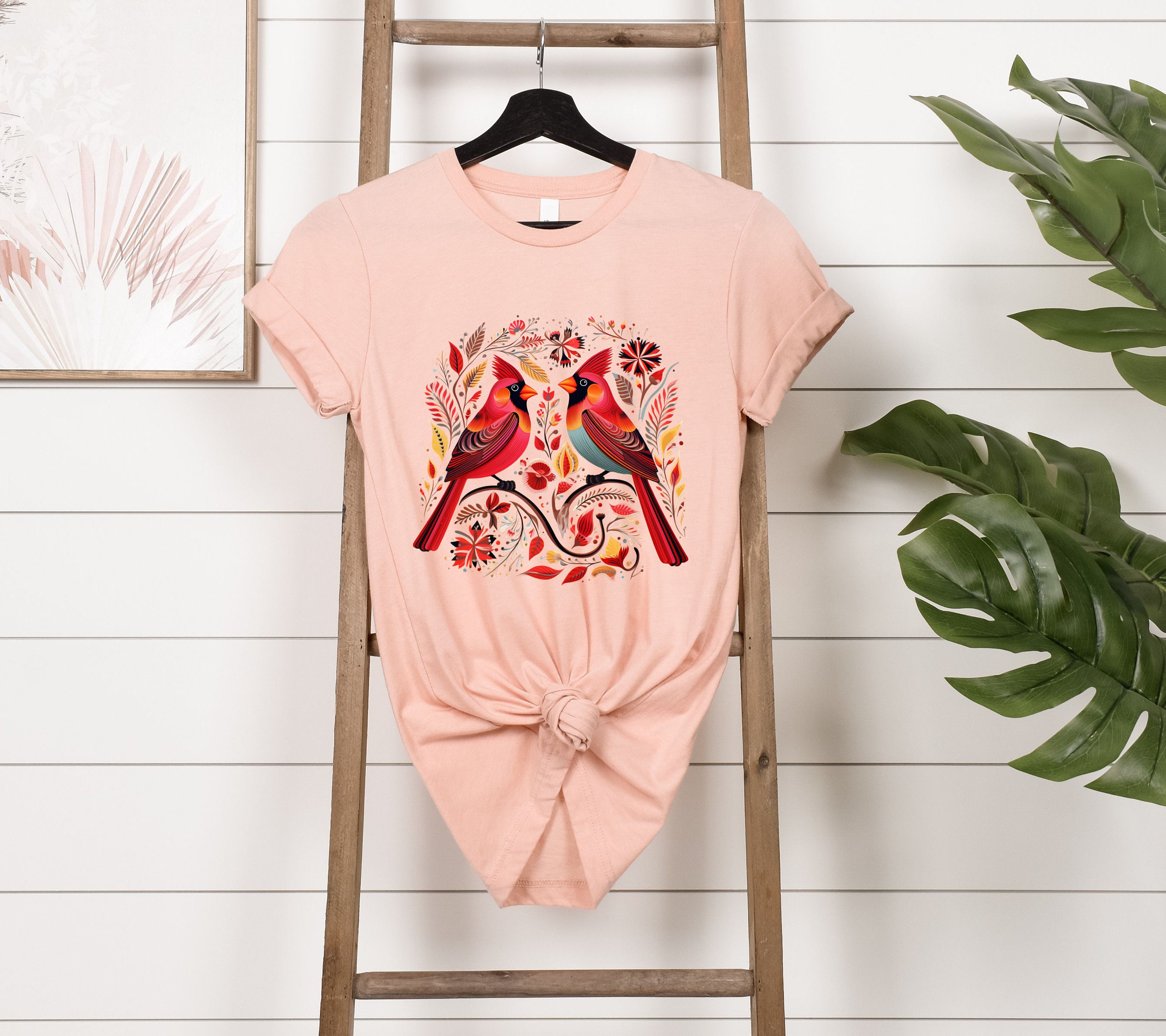 Cardinal Bird Shirt, Red Cardinal Shirt, Cardinal T-shirt, Bird Lover ...