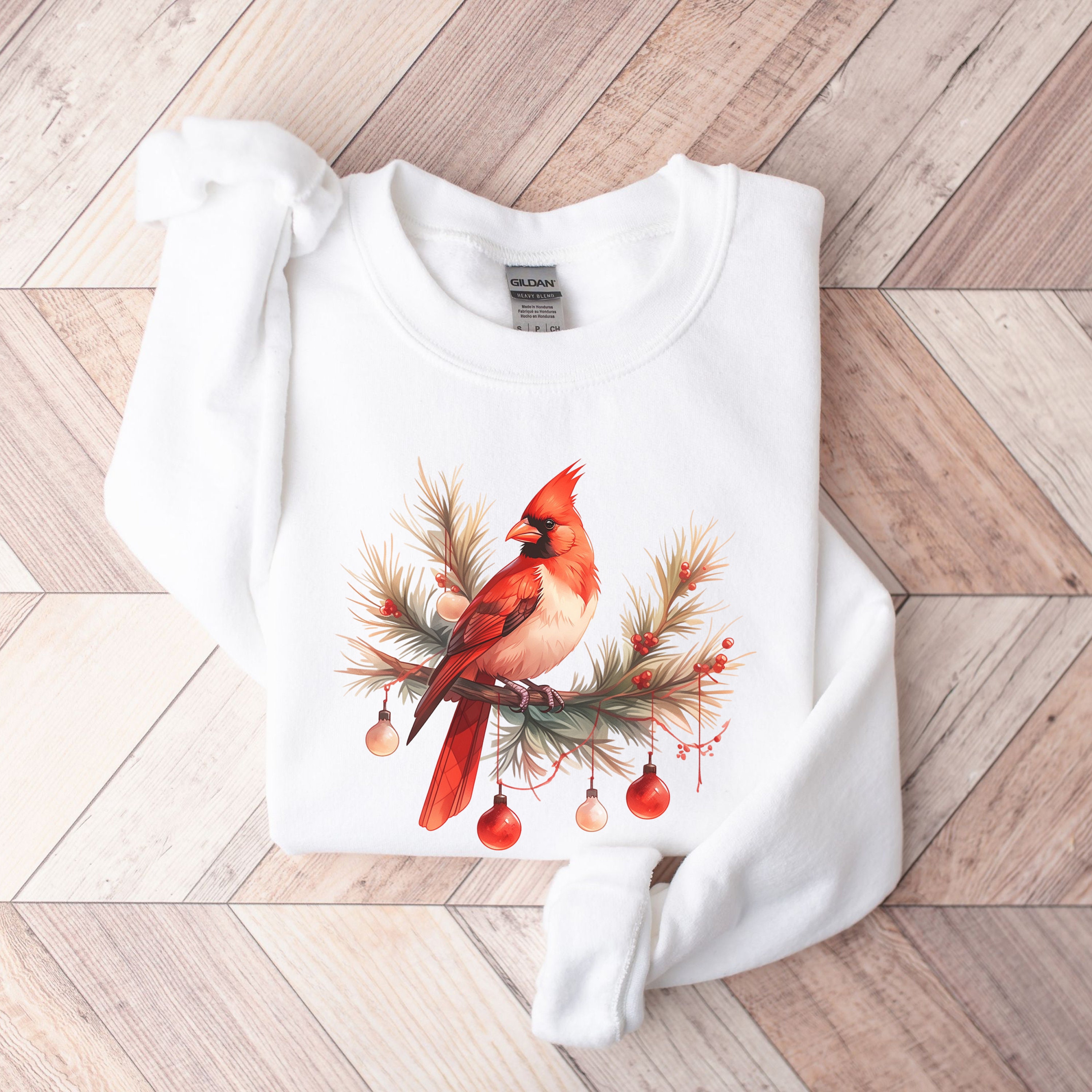 Winter Cardinal Sweatshirt, Bird Sweatshirt, Cardinal Bird Crewneck ...