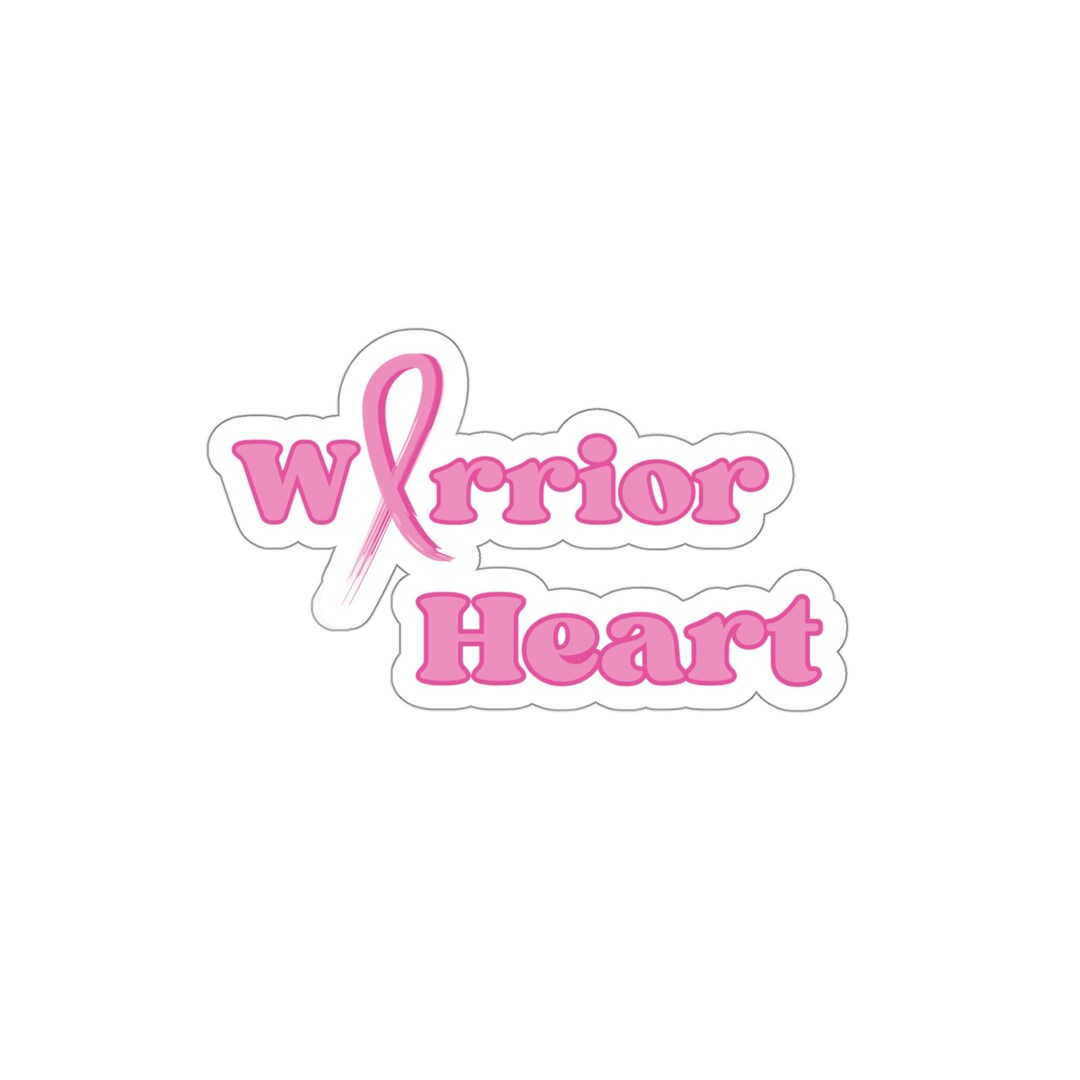 BREAST CANCER AWARENESS Sticker Warrior Sticker Pink Ribbon - Etsy
