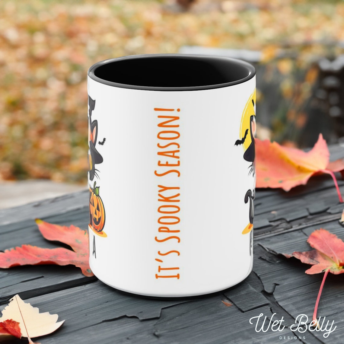 Cute Halloween Cat Mug Custom Cat Mug Cat Lover Gifts - Etsy