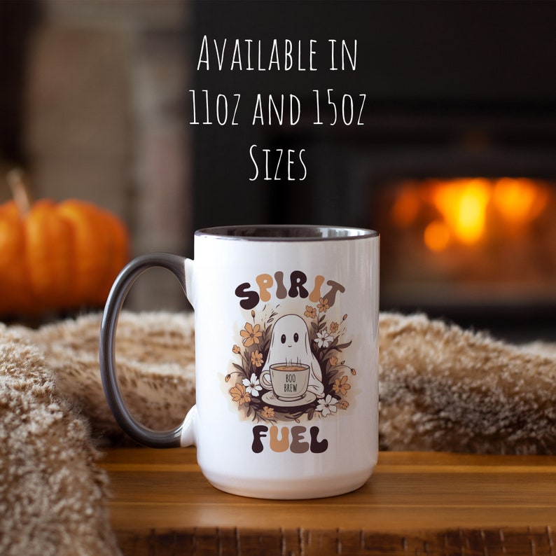 Spirit Fuel Mug, Cute Halloween Ghost Mug, Halloween Gift for Women ...