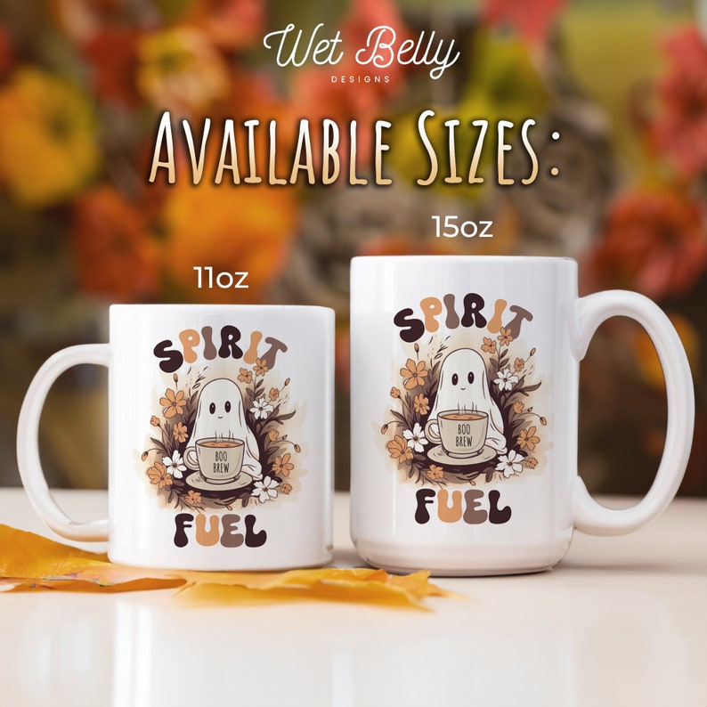 Spirit Fuel Mug, Cute Halloween Ghost Mug, Halloween Gift for Women ...