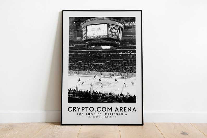 Crypto.com Arena Poster Los Angeles Kings Stadium Print Los - Etsy