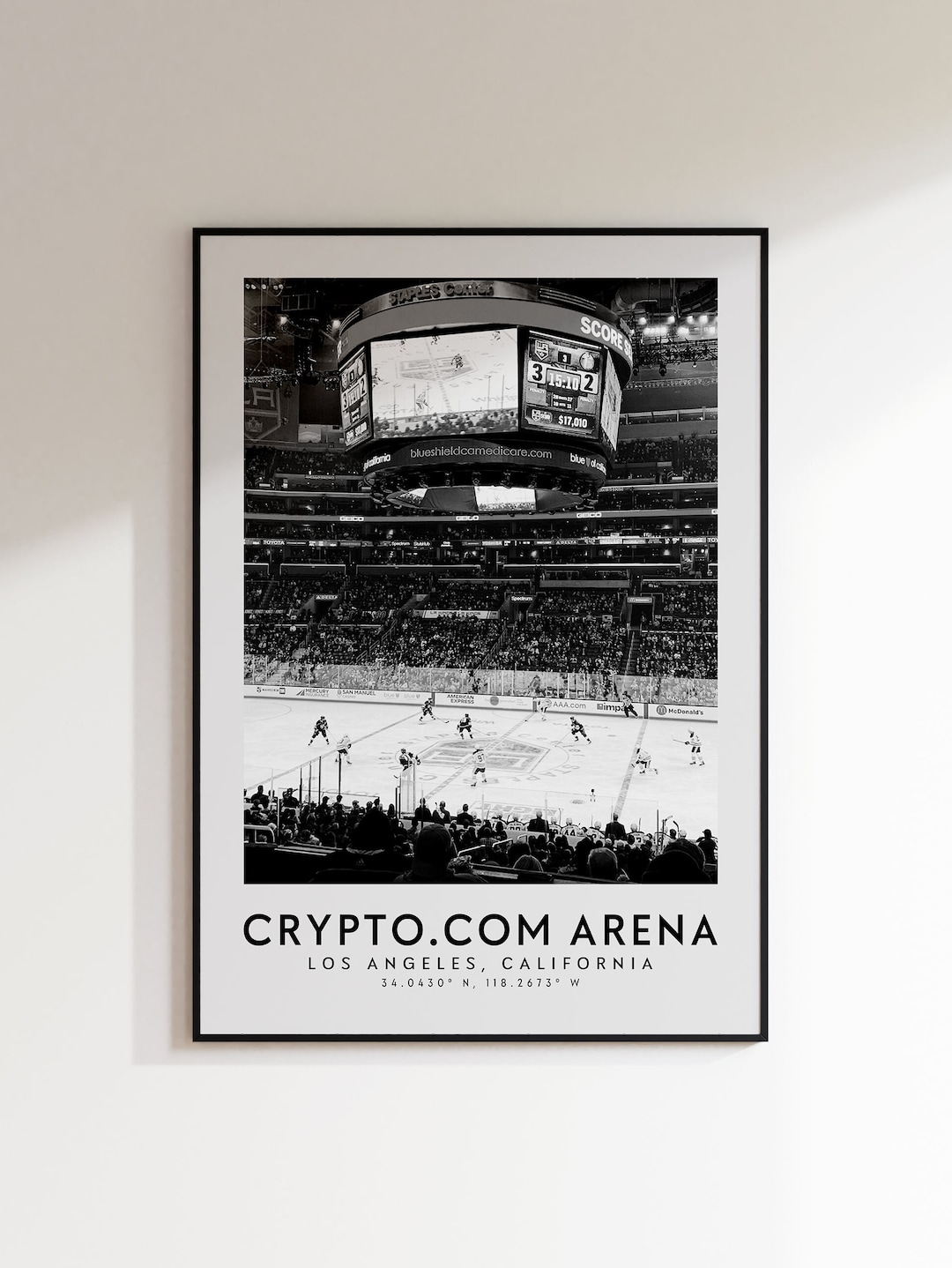 Crypto.com Arena Poster Los Angeles Kings Stadium Print Los - Etsy