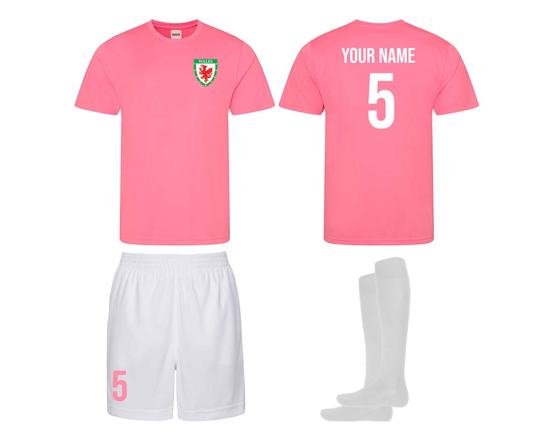 Personalised Wales Style Football Kits Custom Sport Football Shirts ...