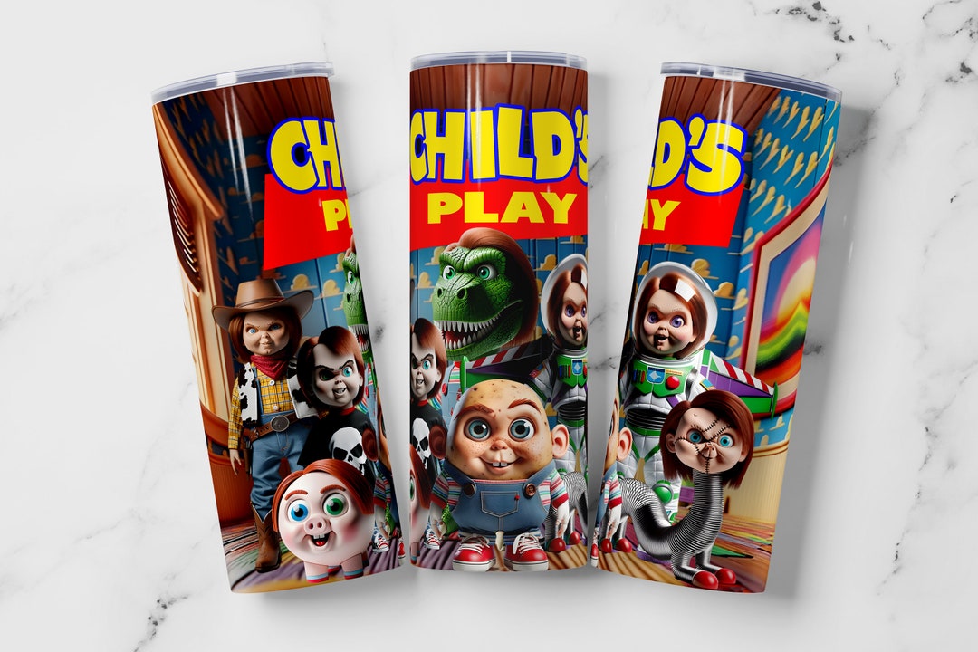 Chucky Tumbler Wrap, Toy Story, Horror Tumbler Wrap, 20oz, Tumbler Wrap ...