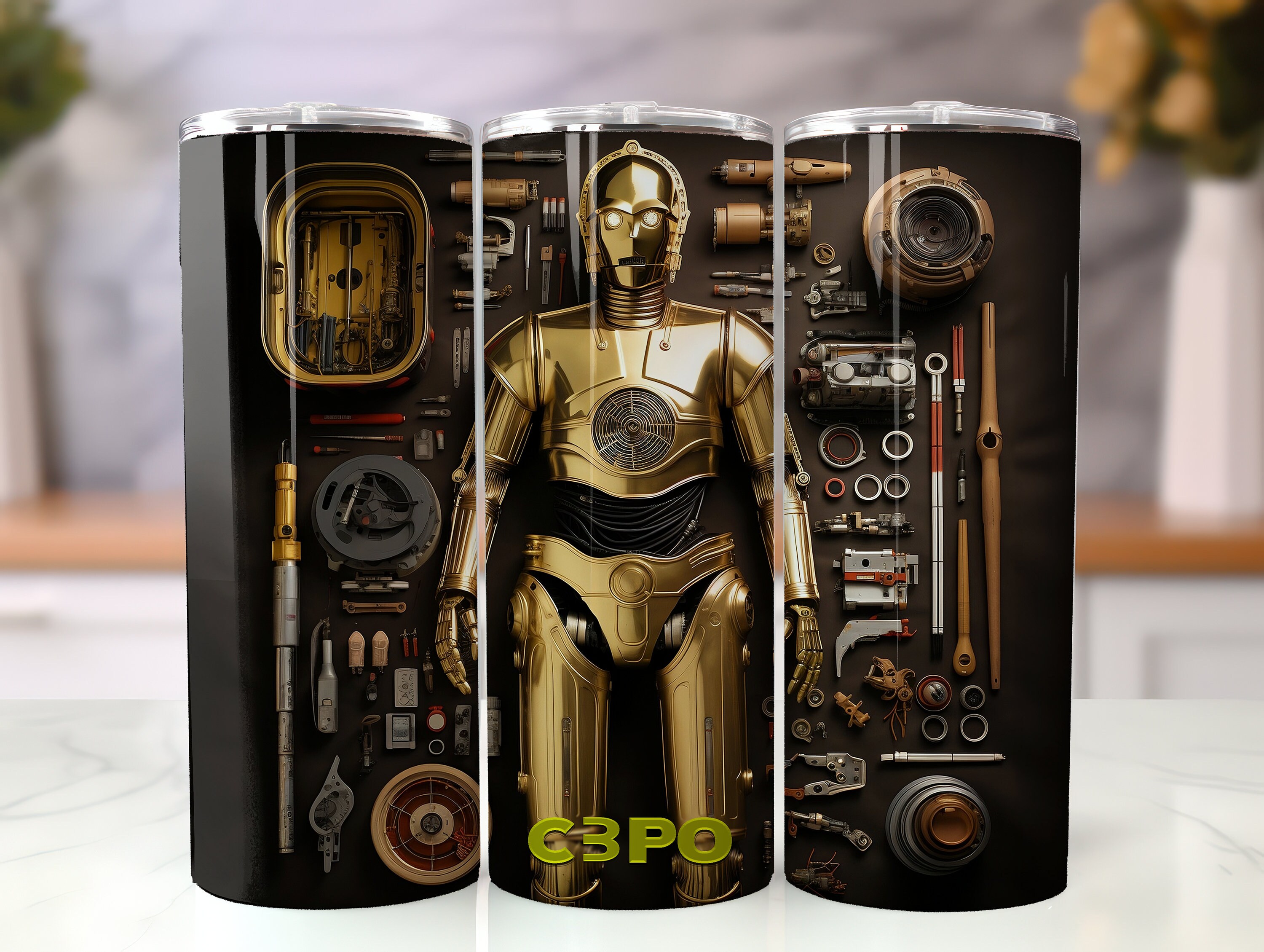 Star Wars C3PO Tumbler Wrap Digital Download STAR WARS - Etsy