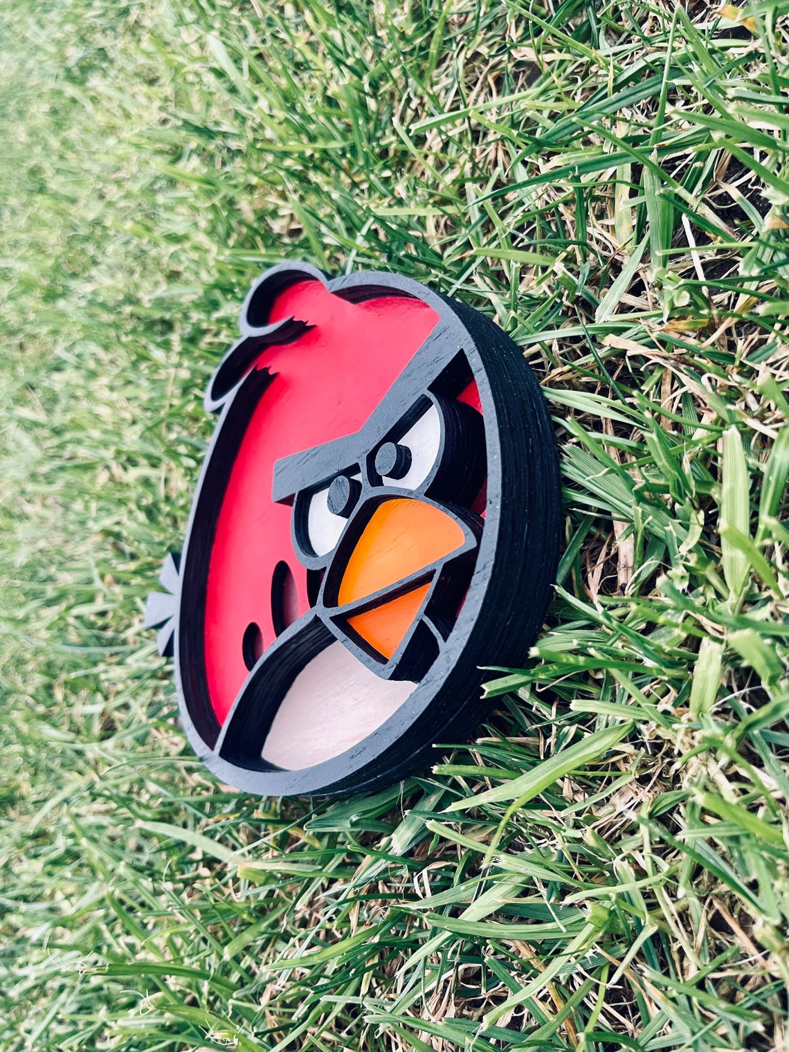 Red Angry Birds Layered Laser Cut File Digital Product .SVG .LBRN2 ...