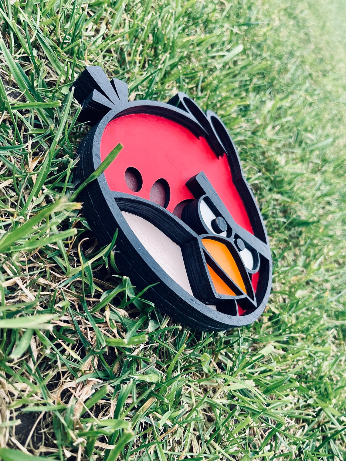 Red Angry Birds Layered Laser Cut File Digital Product .SVG .LBRN2 ...