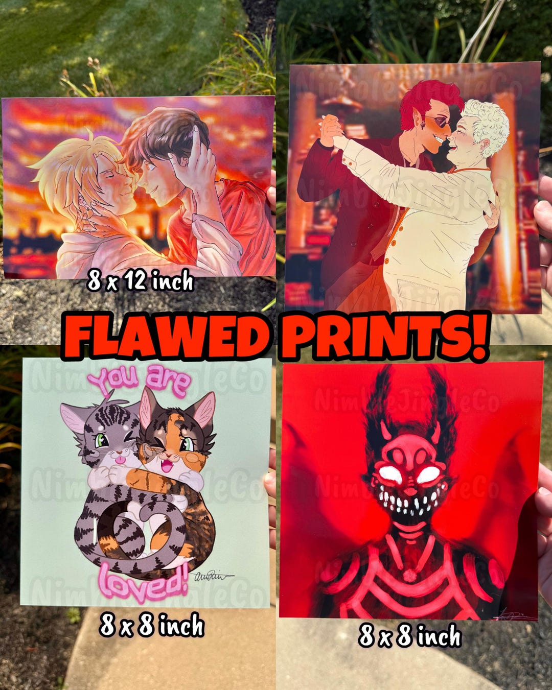 FLAWED/MISPRINTED CLEARANCE Art Prints! - Etsy