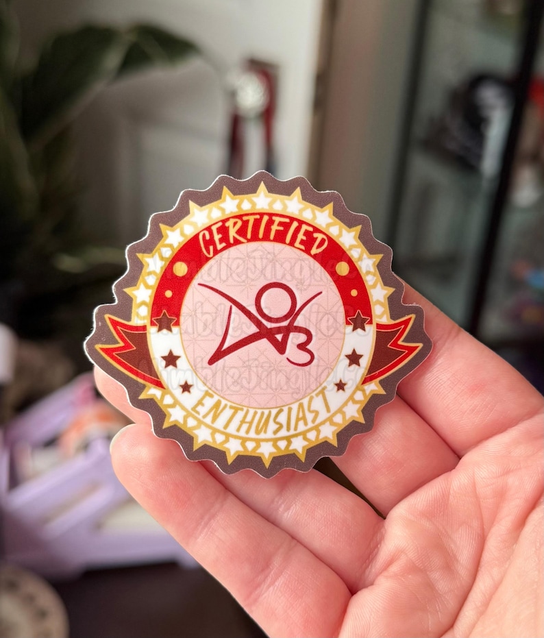 Fanfic Enthusiast Stickers! 2.7 X 2.3 Inches! FREE SHIPPING! - Etsy