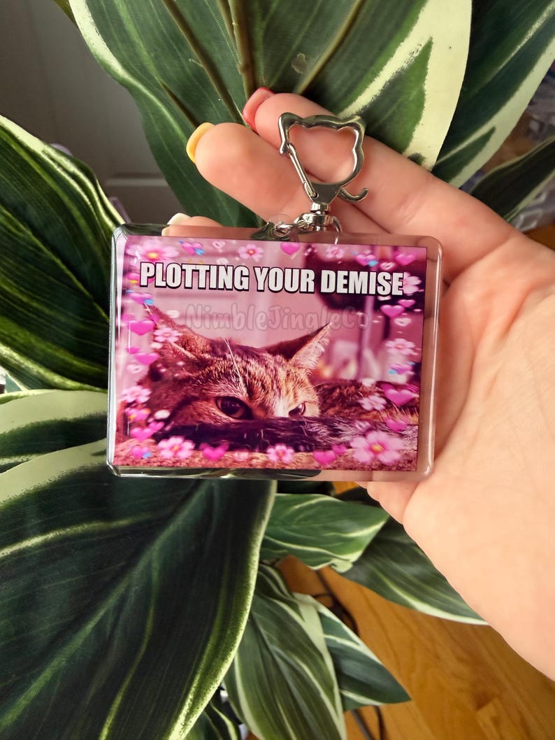 CUSTOM Pet Meme Keychains! Turn Your Pet Into a Meme Keychain! READ ...
