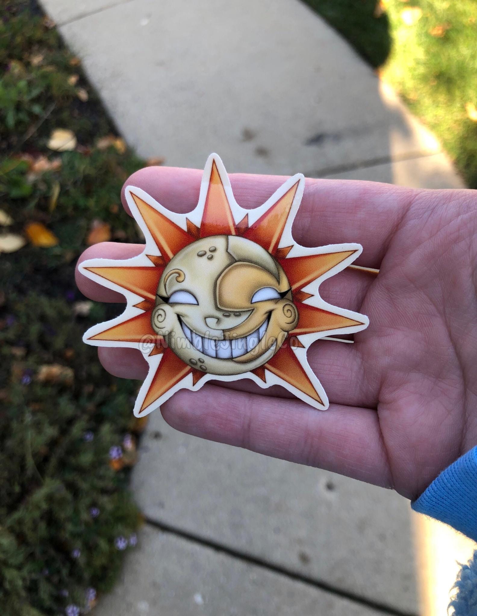 Smiling Sun Sticker - Etsy