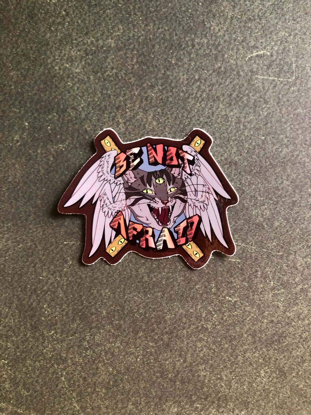 Biblically Accurate Angel Cat Sticker - Etsy